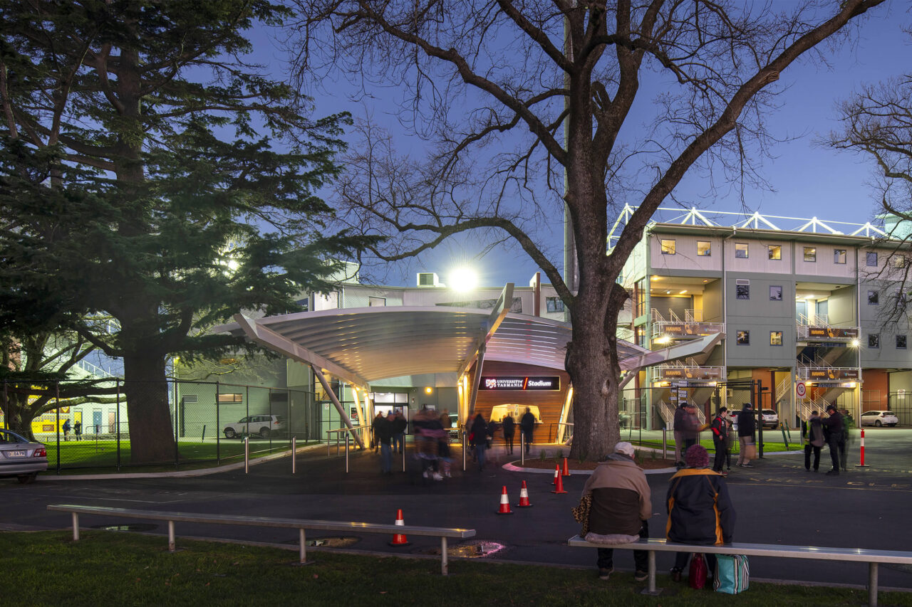 UTAS Stadium Gates - PLA - Philp Lighton Architects