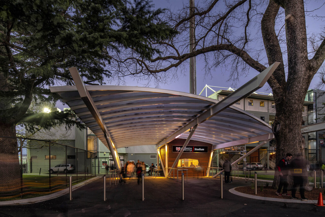 UTAS Stadium Gates - PLA - Philp Lighton Architects