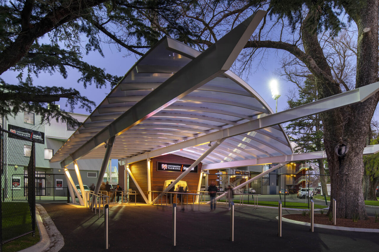 UTAS Stadium Gates - PLA - Philp Lighton Architects
